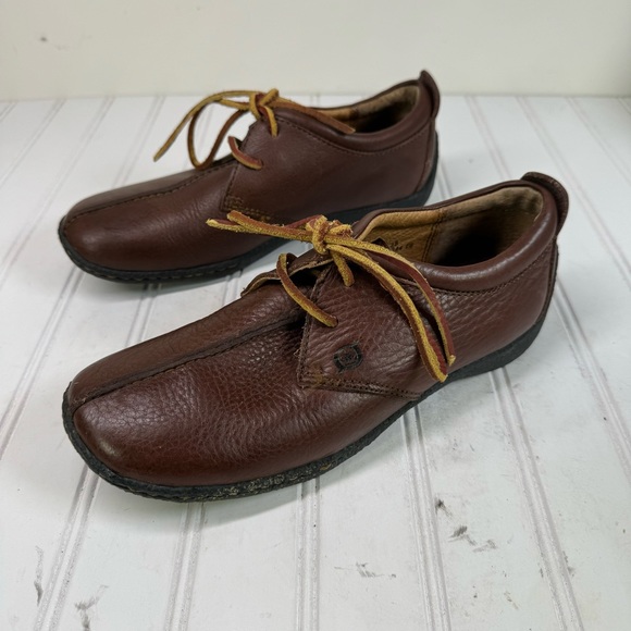 Born | Shoes | Born Brown Pebbled Leather Oxford Shoes | Poshmark